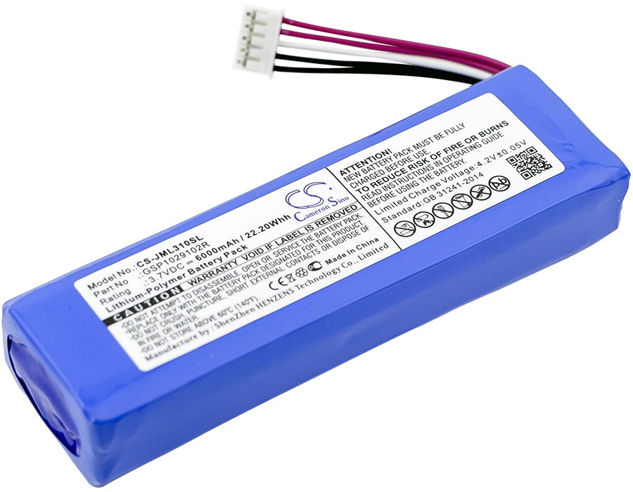 Replacement Type A Battery for JBL Charge 2 Portable Bluetooth Speaker
