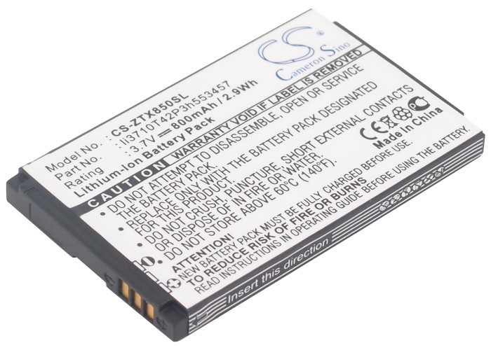 Battery for Telstra next G/SMART-TOUCH/EASYCALL 2/ZTE T3020 T6 T90 T106 ...