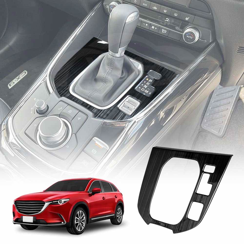 Stainless Steel Style Center Console Gear Shift Cover Frame Trim ...