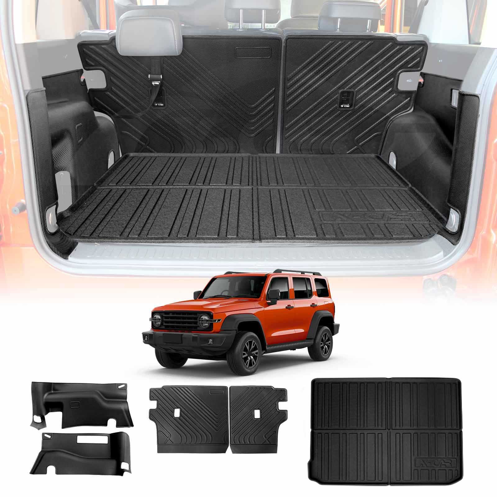 Cargo Boot Side Kick Mats for GWM Tank 300 Tank300 2023-Onwards Car ...