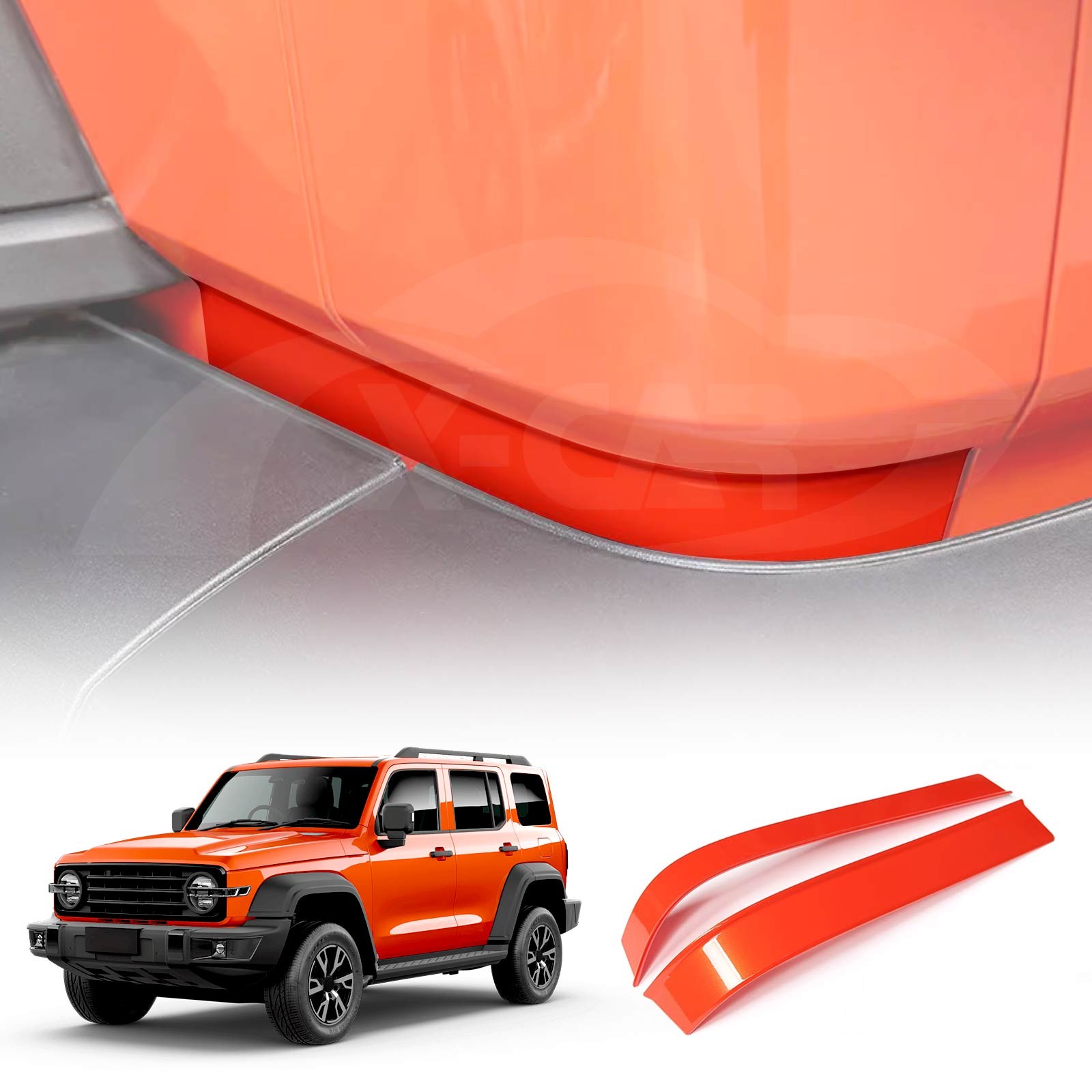 Orange Rear Bumper Corner Cover Trim for GWM Tank 300 Tank300 2023 ...