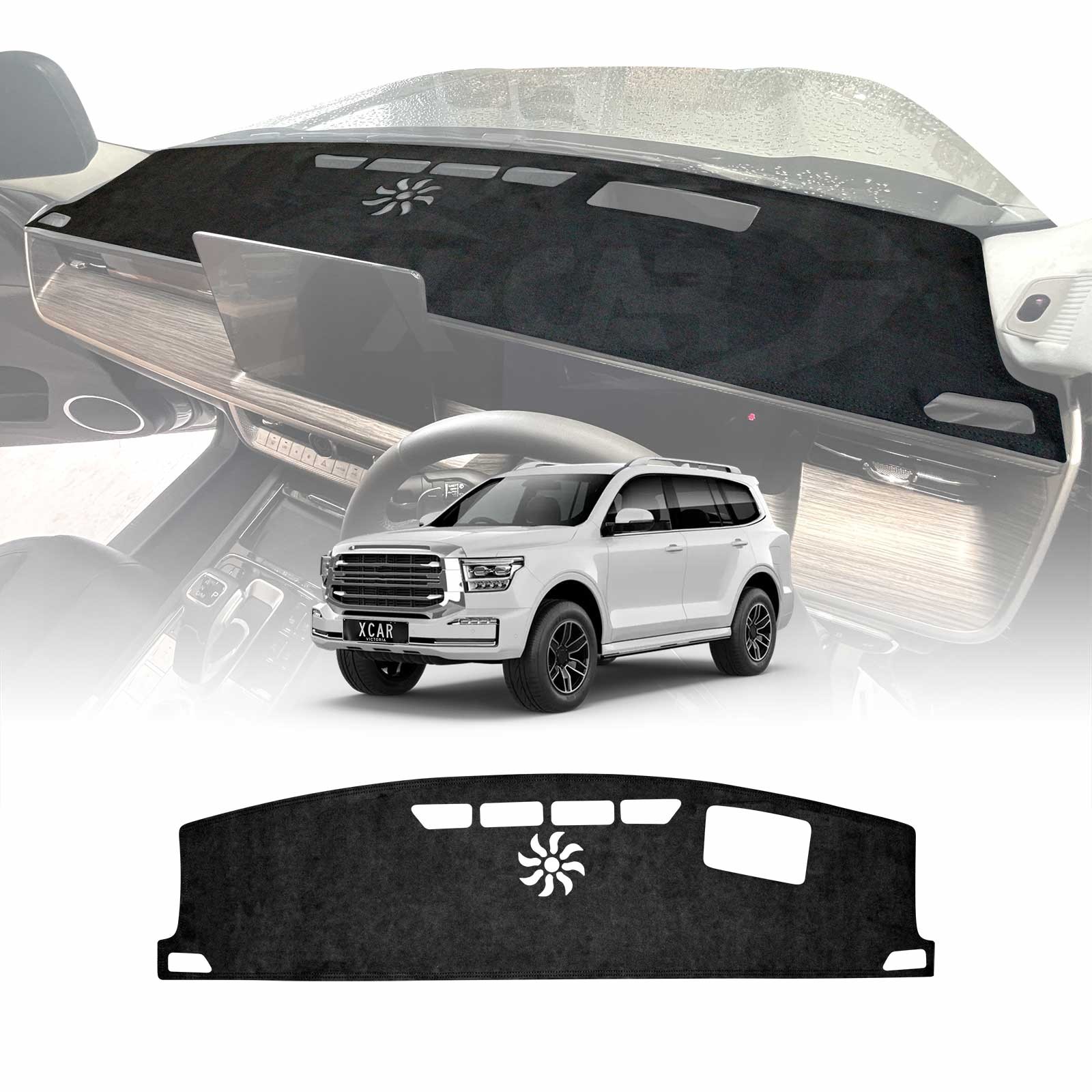 Dash Mat for GWM Tank500 Tank 500 2024-Onwards Non-Slip Microfiber Pad ...