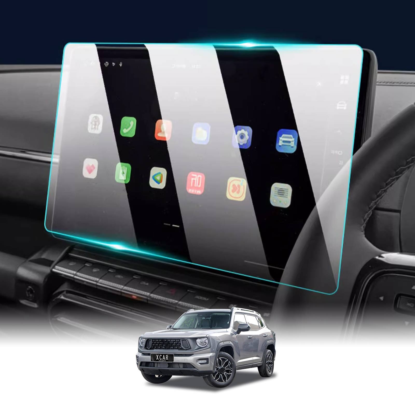 Tempered Glass Screen Protector for GWM Haval H7 2025-Onwards ...
