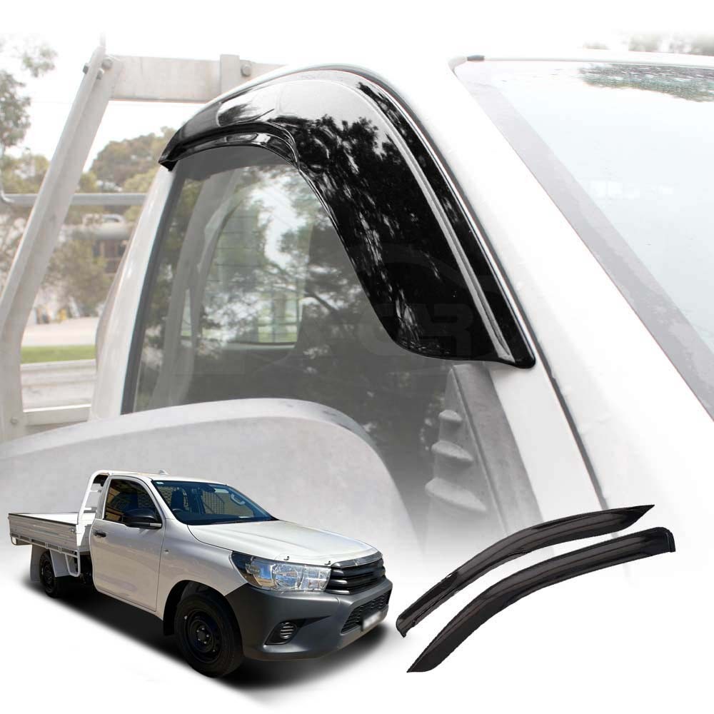 Weathershields for Toyota Hilux Single Cab 2015-2025 Car Weather ...