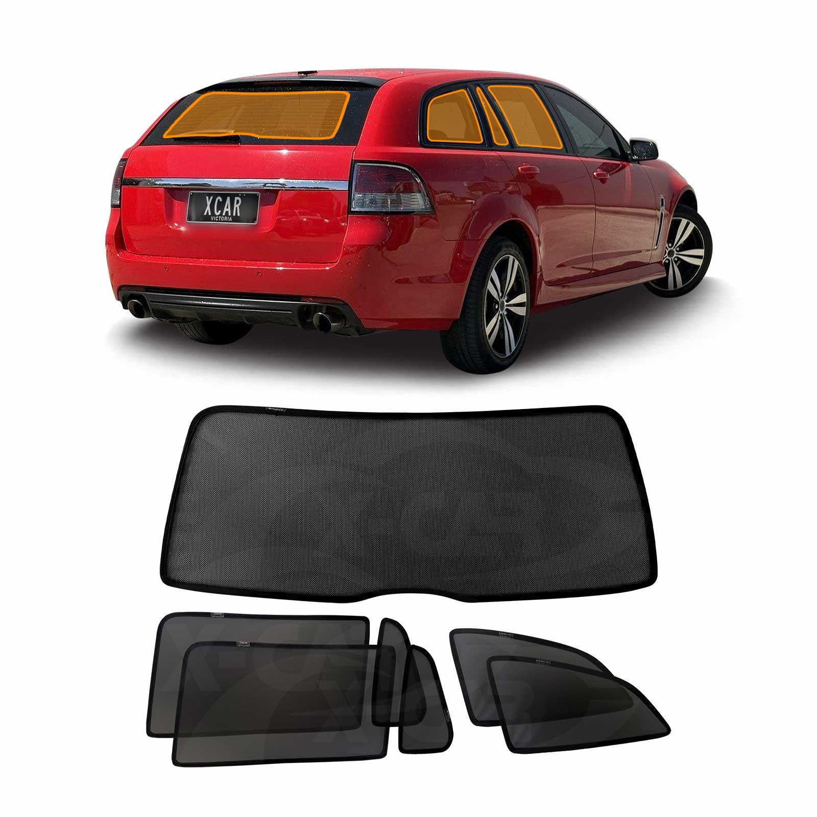 Window Sun Shades for Holden Commodore Wagon VE VF Series 2006-2017 Car ...
