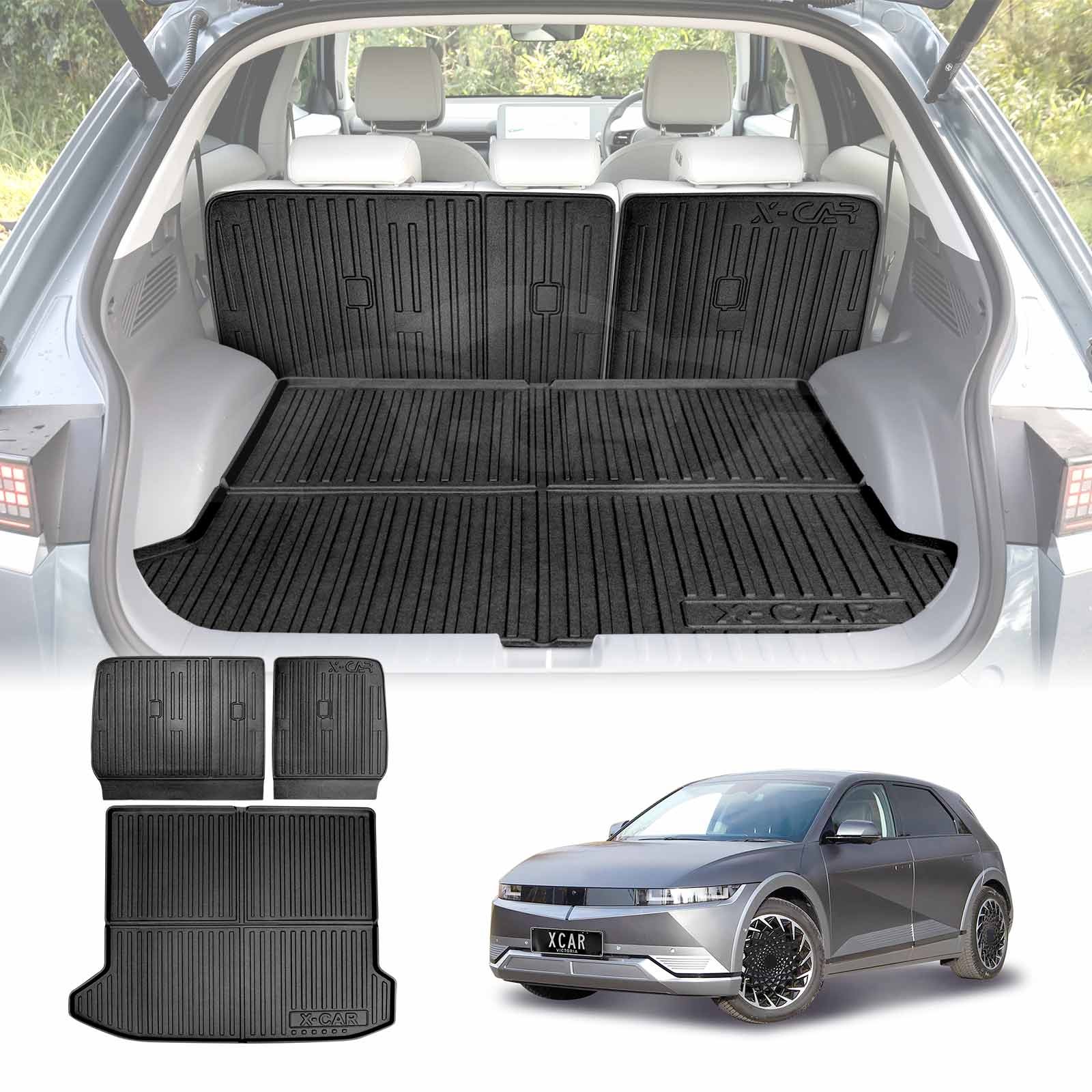 Boot Liner Back Seat Protector Set for Hyundai IONIQ 5 IONIQ5 2021 ...