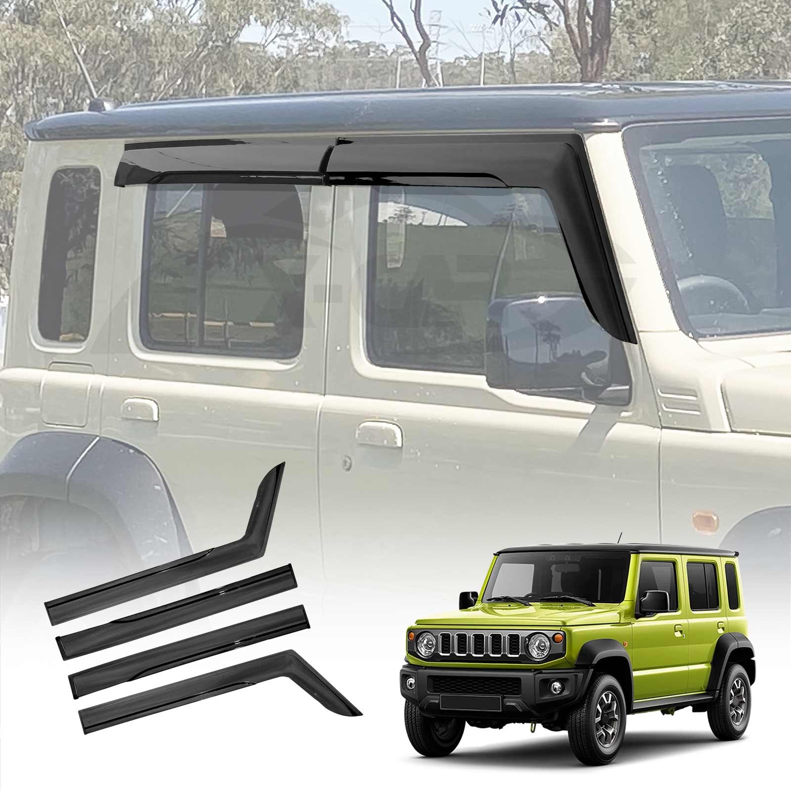 Weathershields for Suzuki Jimny XL 5 Door 2023-2025 Car Weather Shields ...