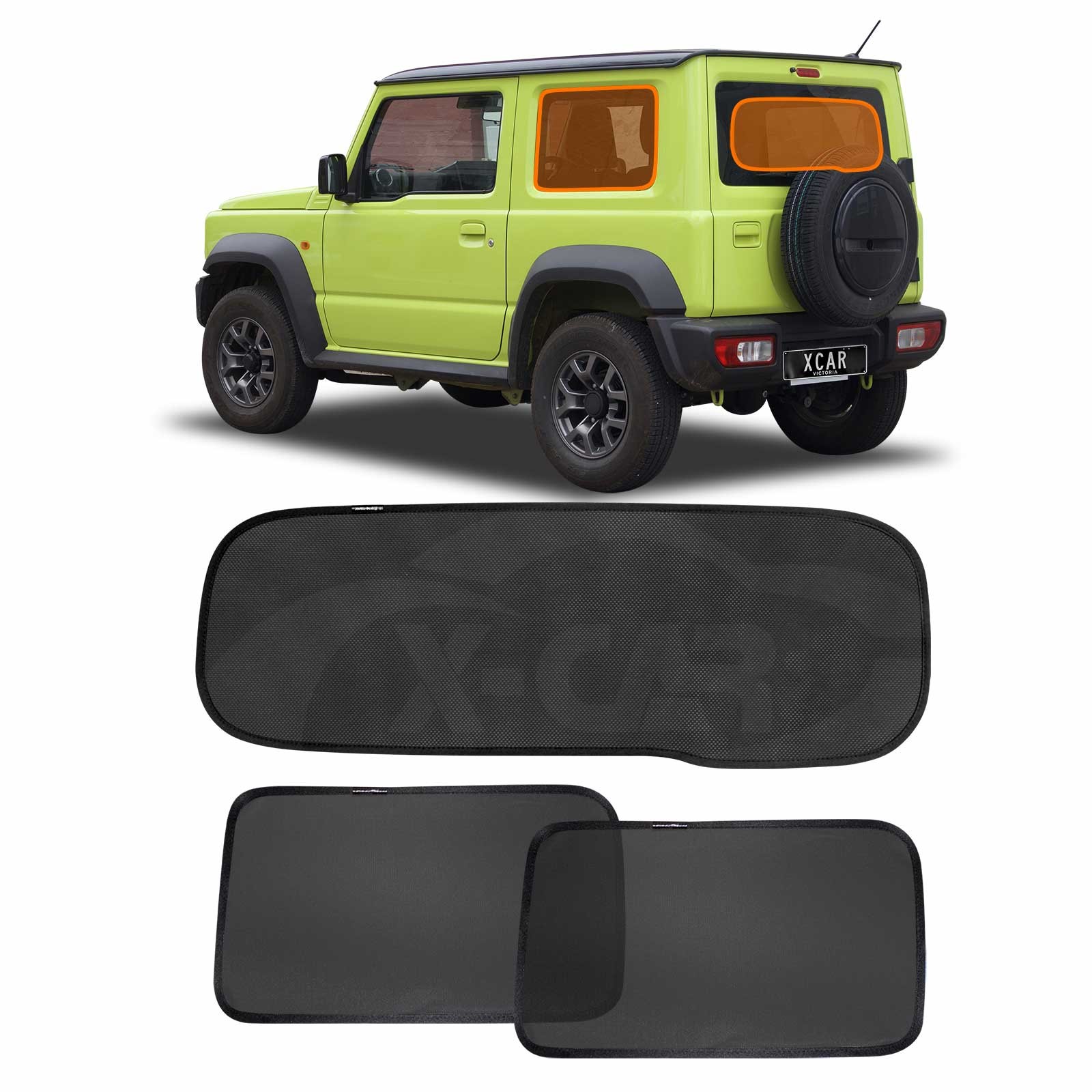 Window Sun Shades for Suzuki Jimny 3-Door 2018-2025 Car Custom Rear ...
