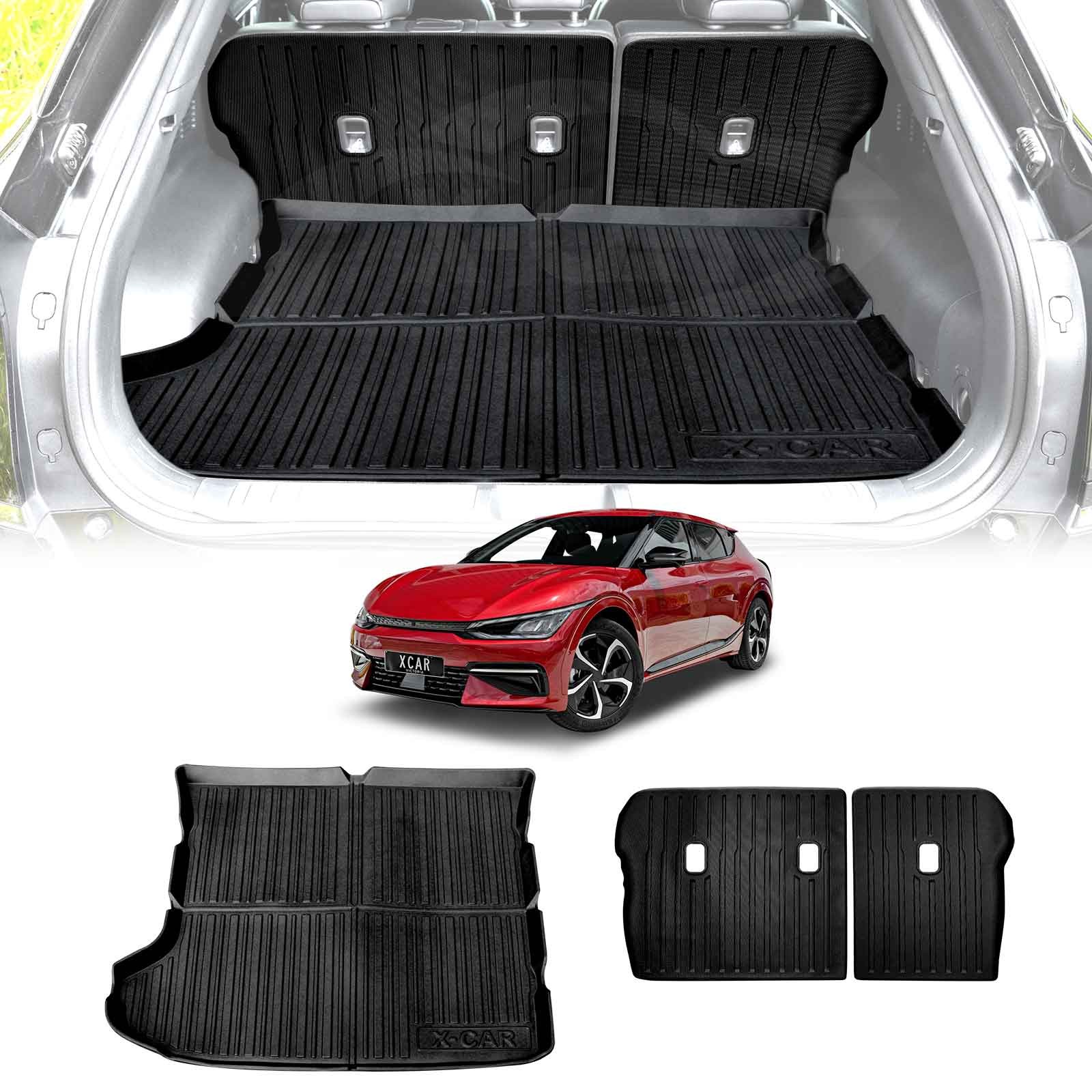 Boot Liner Set for Kia EV6 2021-Onwards All Weather Heavy Duty Car ...