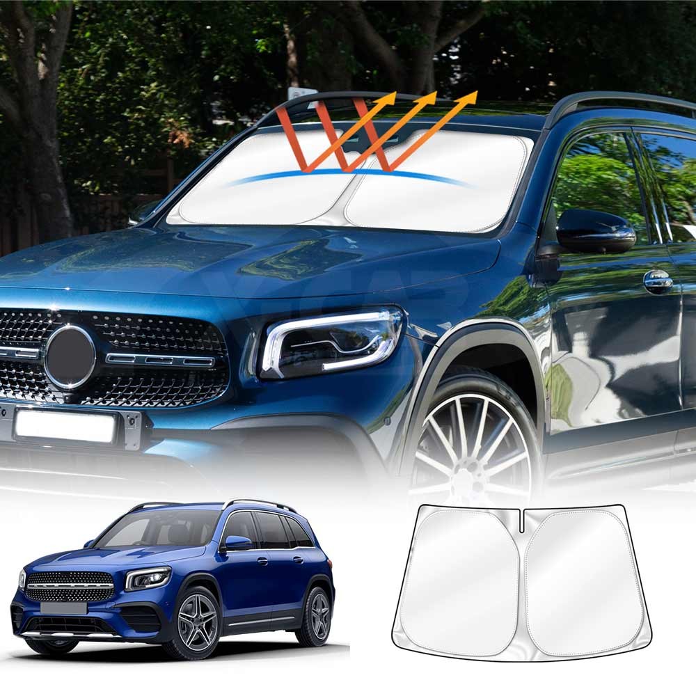 WindScreen Sun Shade for Mercedes-Benz GLB series 2020-Onwards Blocks ...
