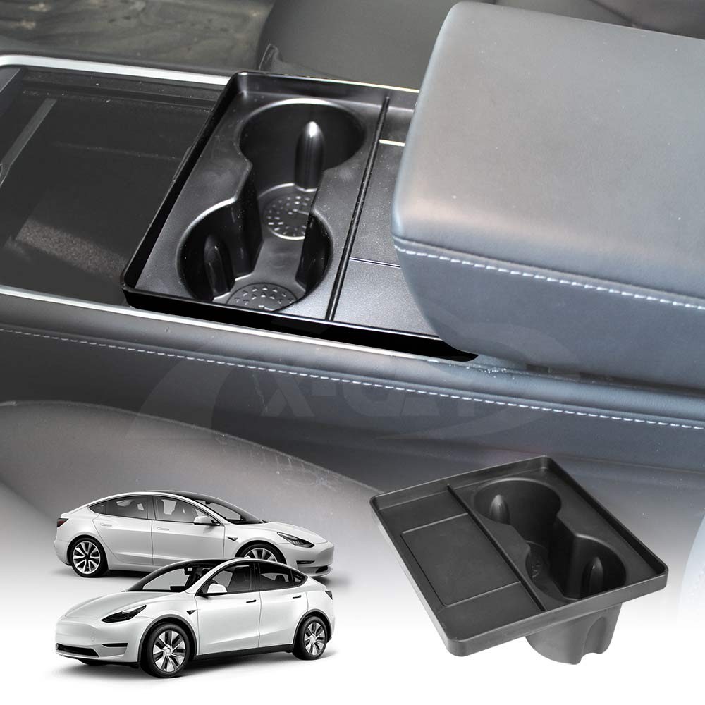 Centre Console Rubber Cup Holder Insert Tray for Tesla Model 3 2017 ...