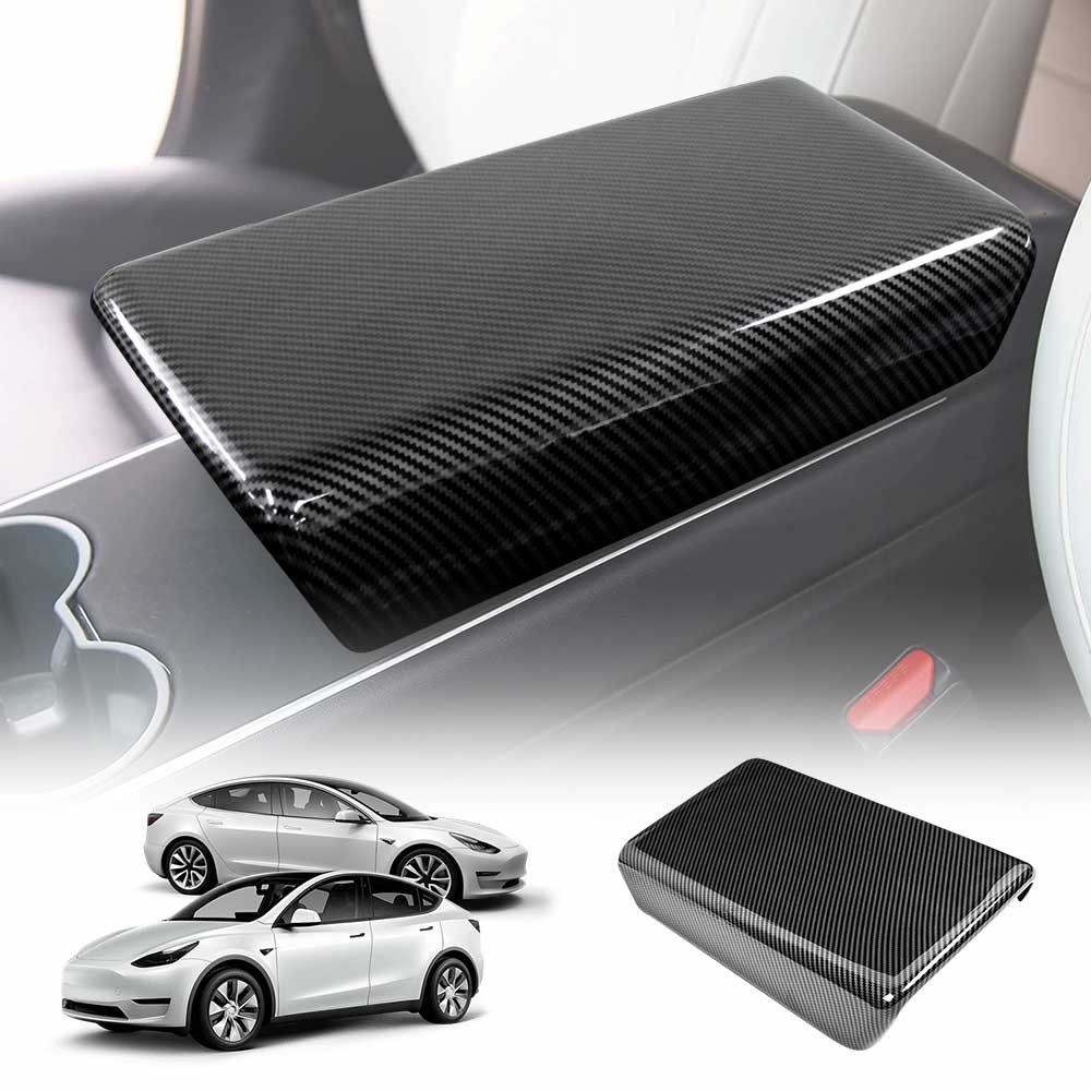 Tesla Model 3 2017-2023 and Model Y 2021-2025 Carbon Fiber Style Center ...