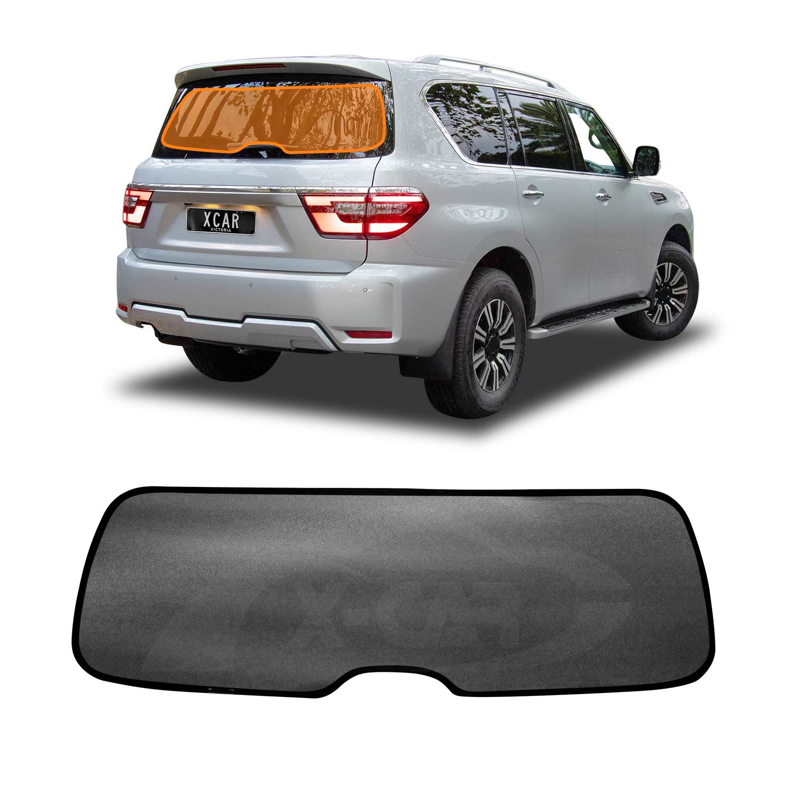 Rear Windscreen Sun Shade for Nissan Patrol 2012-2024 Y62 Series ...