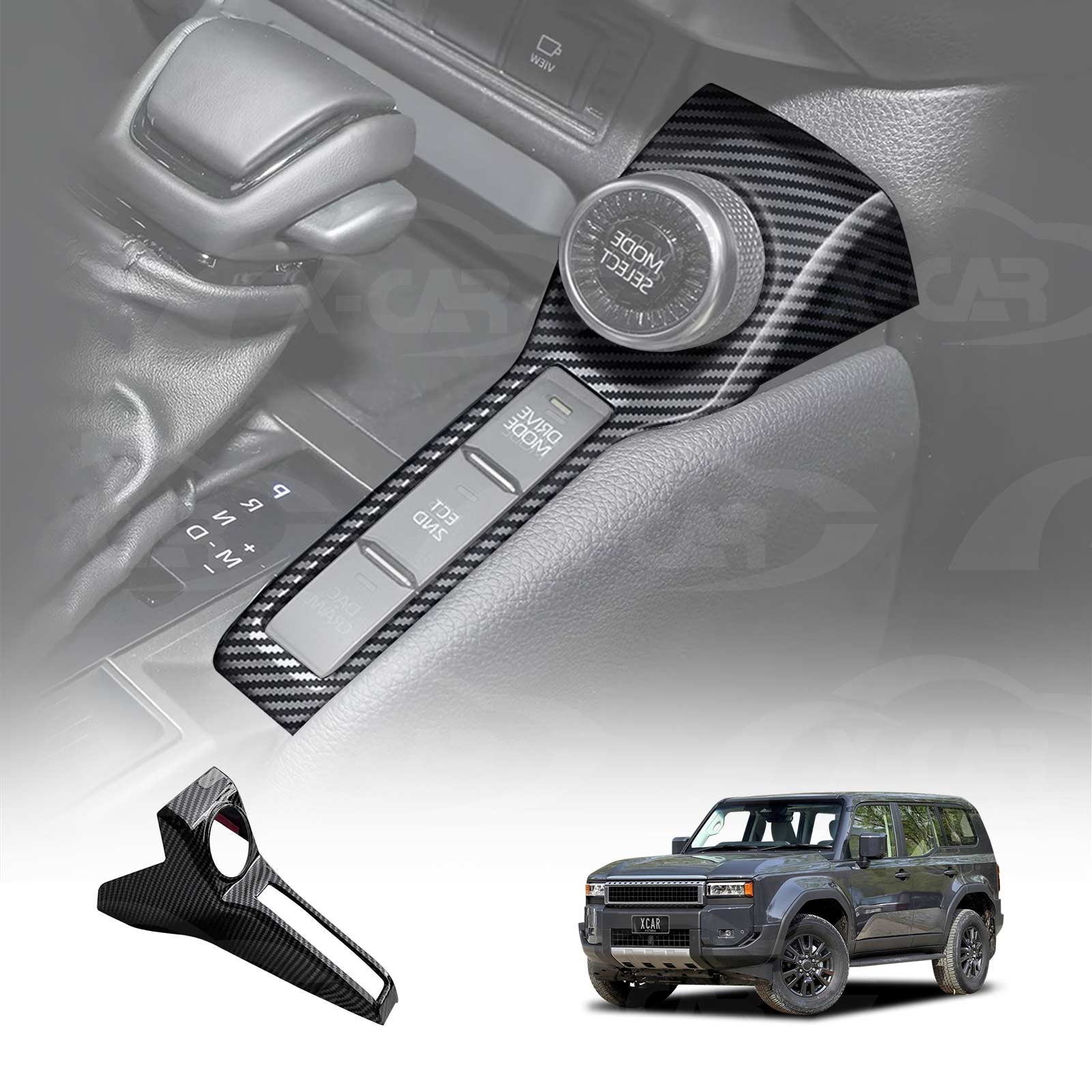 Gear Drive Mode Button Panel Trim for Toyota Prado 250 Series 2024 ...