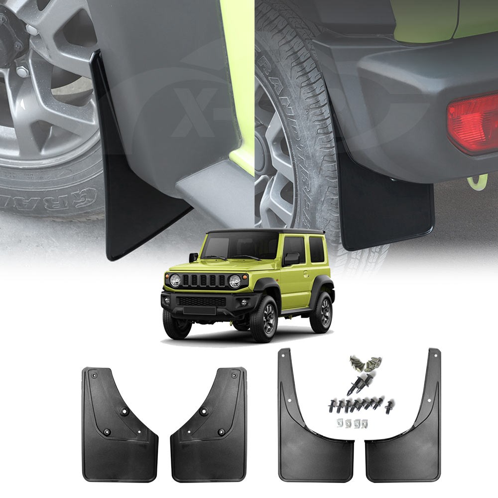Suzuki Jimny 3-Door 2018-Onwards Mud Flaps Splash Guards Mudguard ...