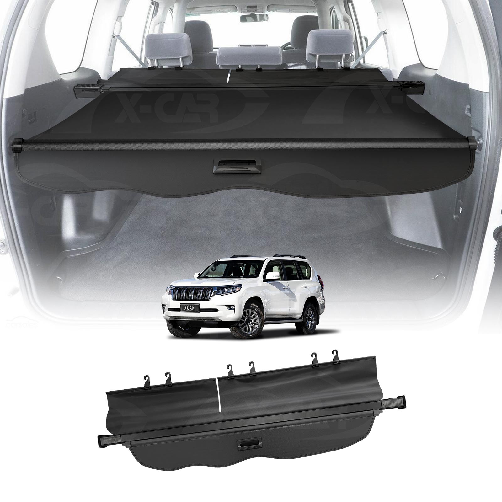 Retractable Car Trunk Shade Rear Cargo Security Shield Luggage Cover ...