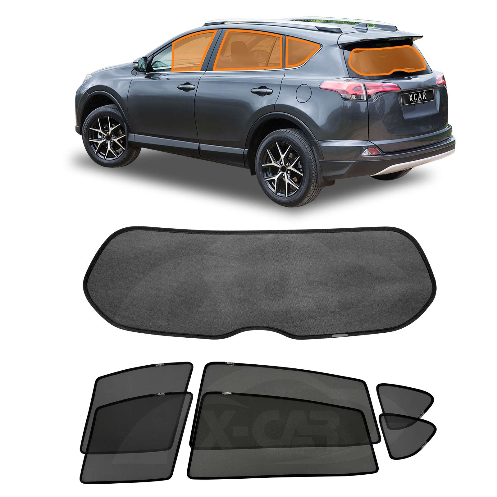 2014 Rav 4 Sun Full Shade