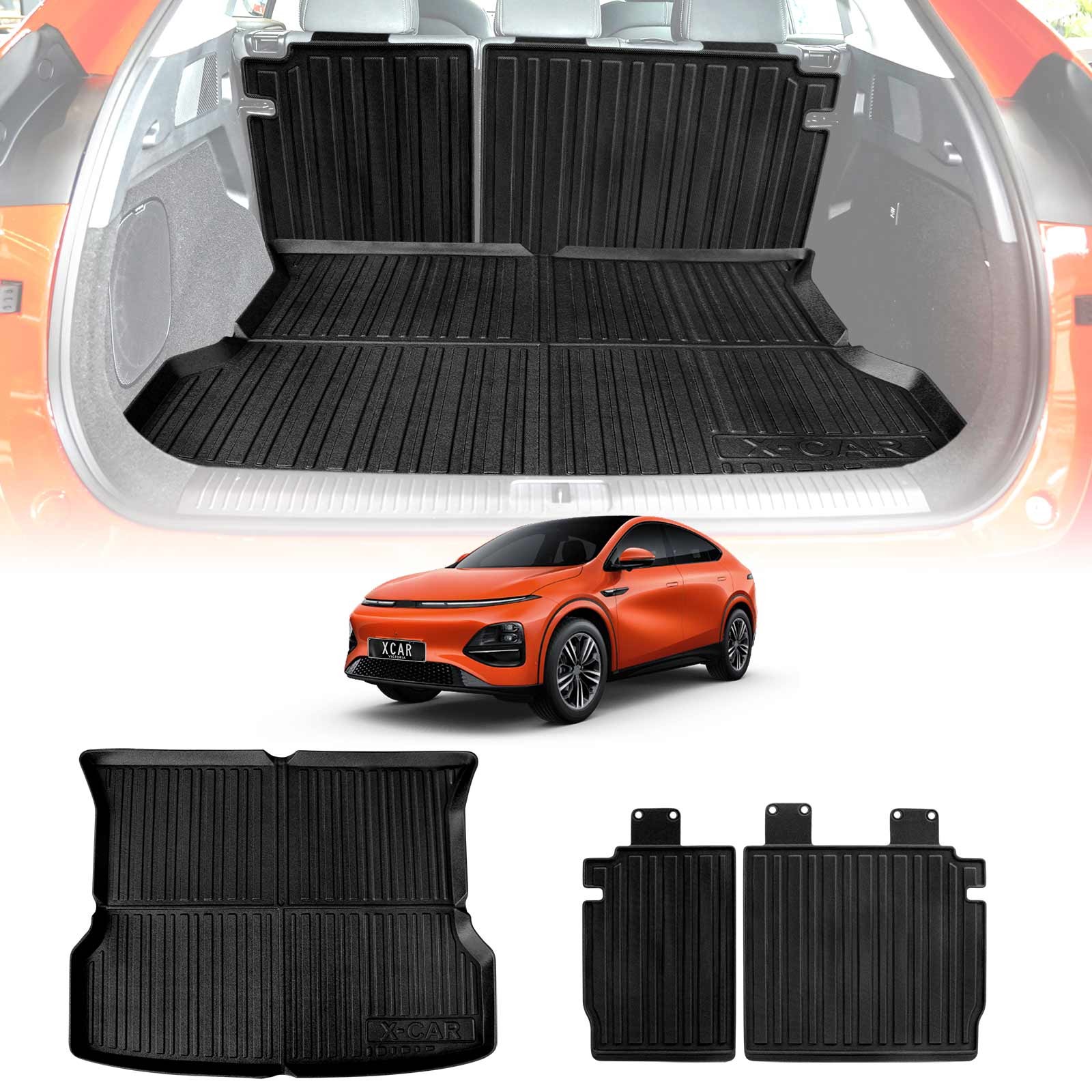 Boot Liner Set for XPeng G6 2024-Onwards All Weather Heavy Duty Car ...